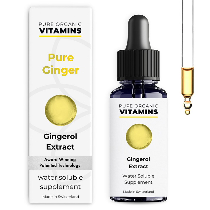 Pure Organic Vitamins | Liquid Ginger Supplement with Micelle Delivery